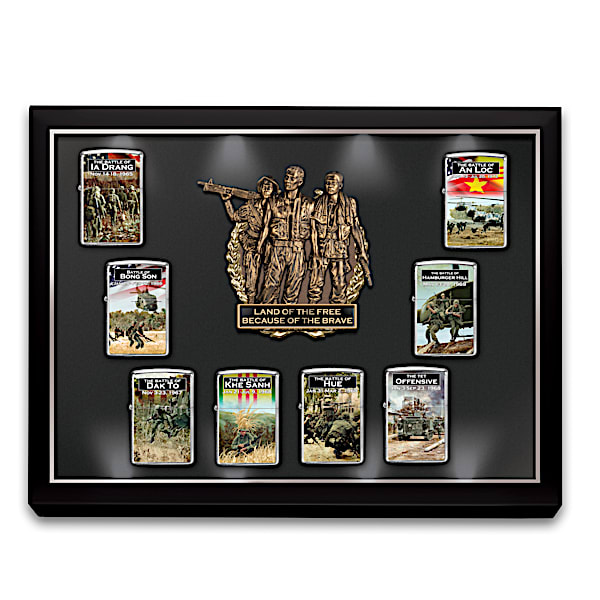 Lighters :: Battles Of Vietnam Zippo® Lighters With Lighted Display ...
